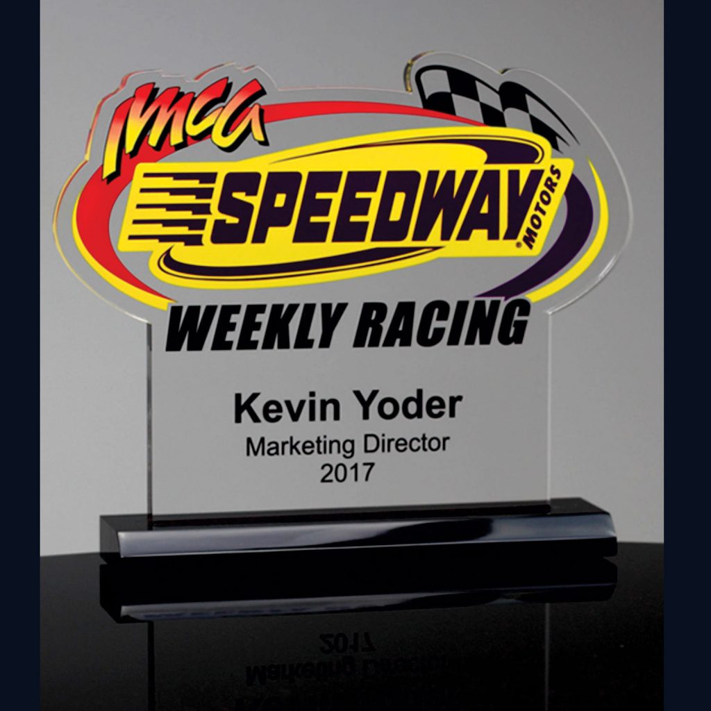 Race Winner Award Acrylic Trophy - Trophy manufacture in mumbai